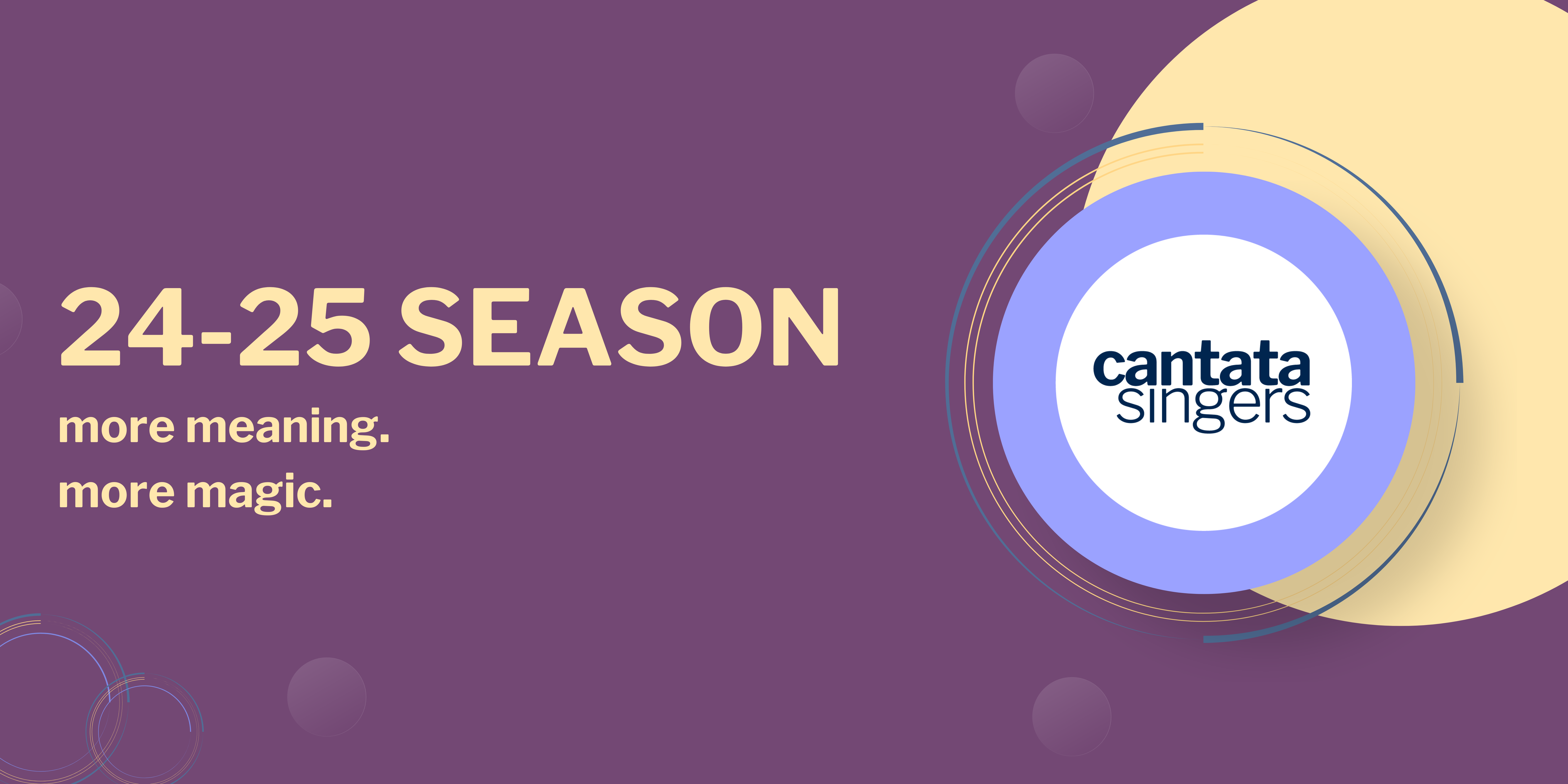 Cantata Singers Announces its 24-25 Season! » Early Music America